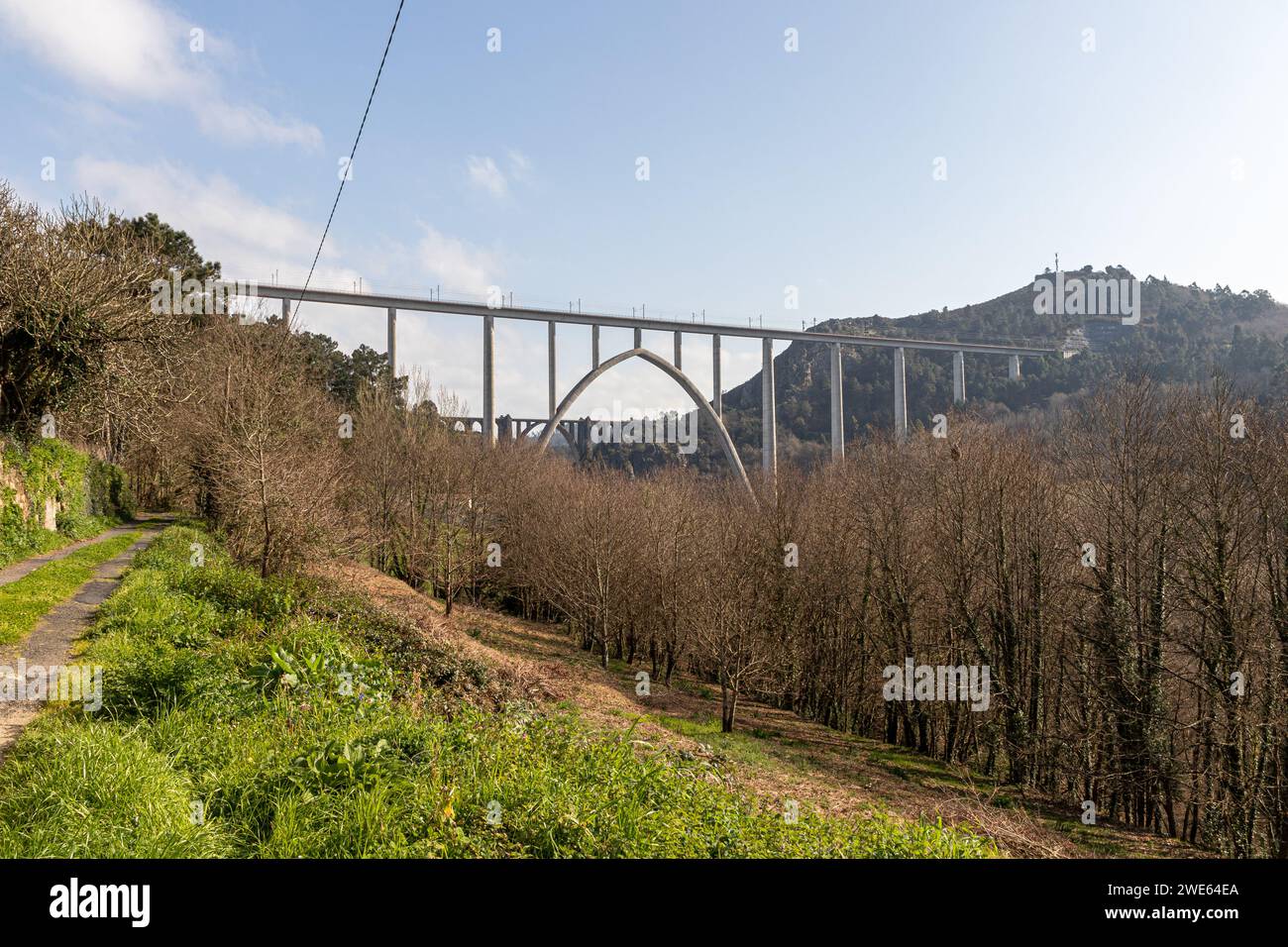 Ulla river viaduct hi-res stock photography and images - Alamy