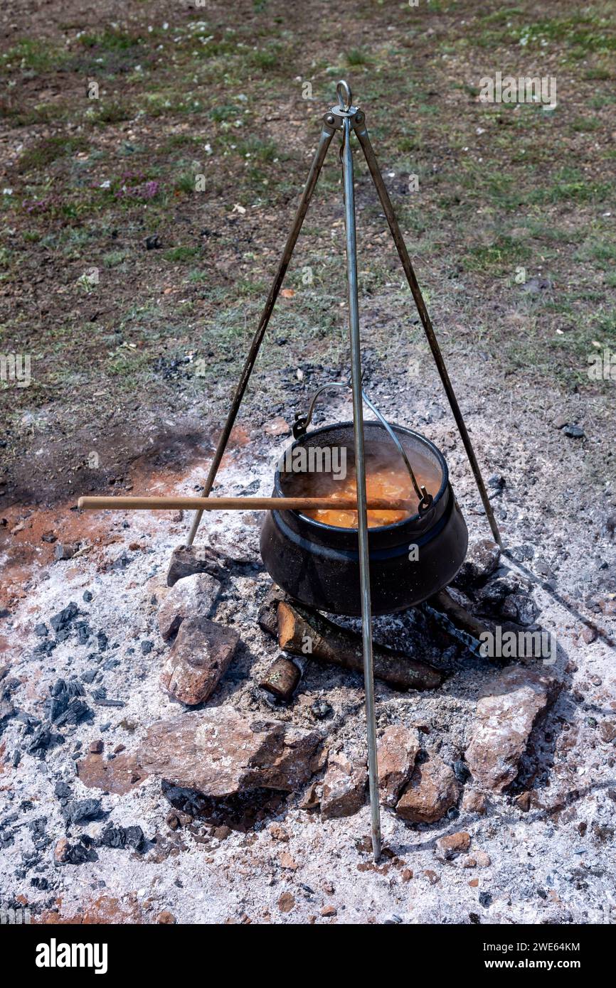Cauldron goulash hi-res stock photography and images - Alamy