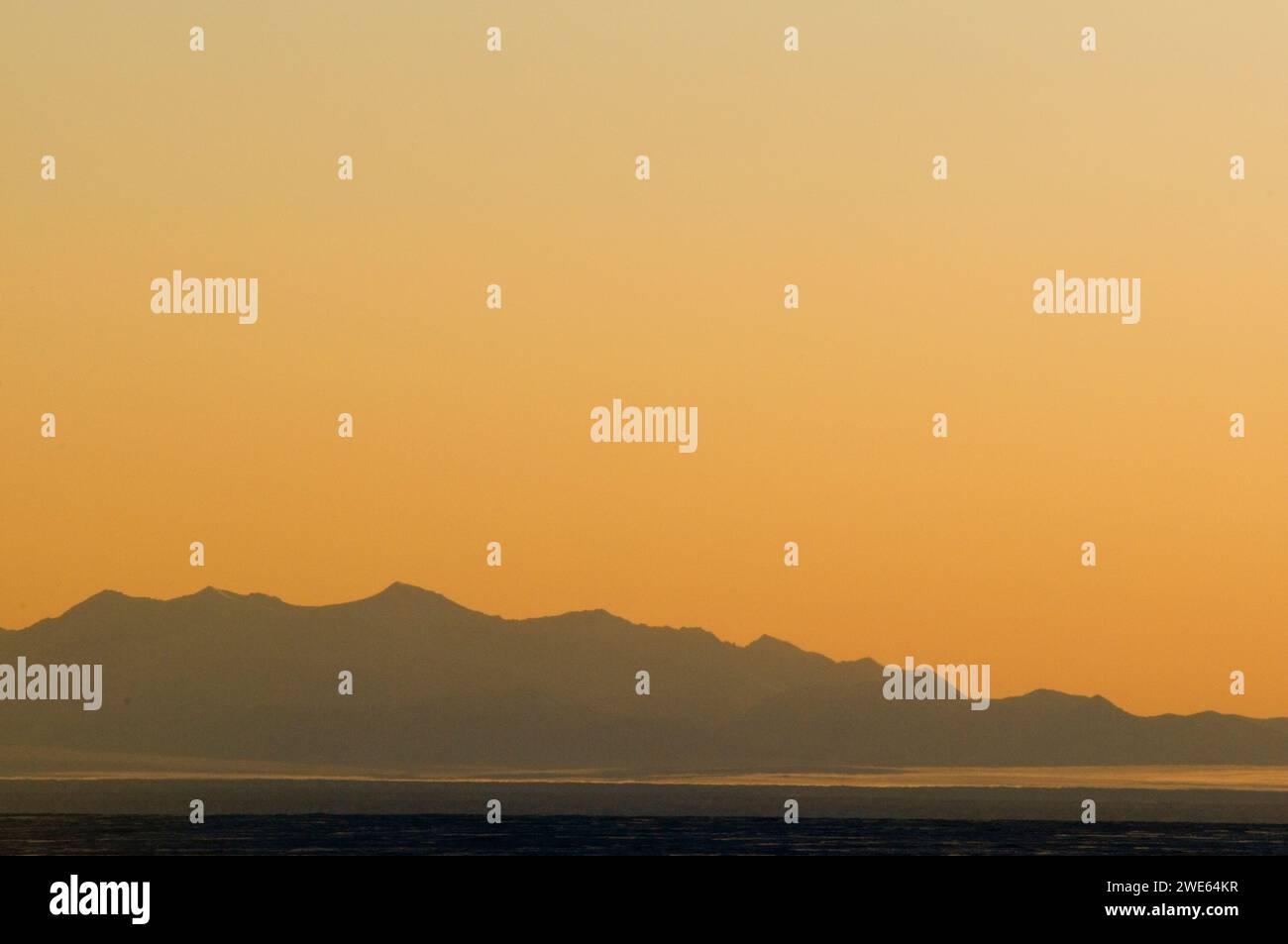 Fall Sunrise over the Brooks range Beaufort sea and 1002 area of the ...