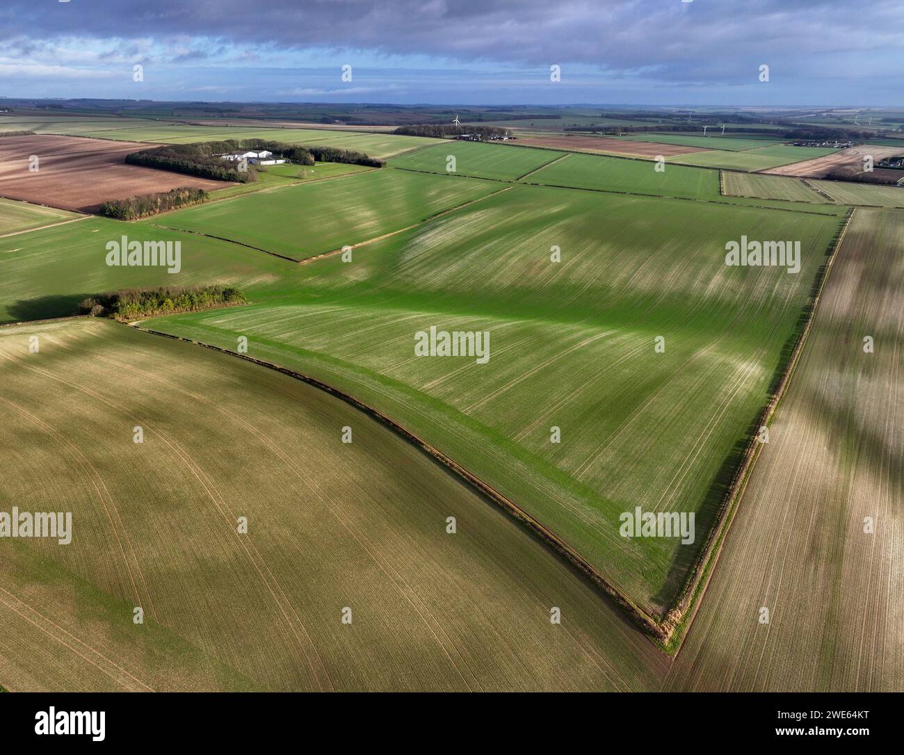 Aerial shot of wolds hi-res stock photography and images - Alamy