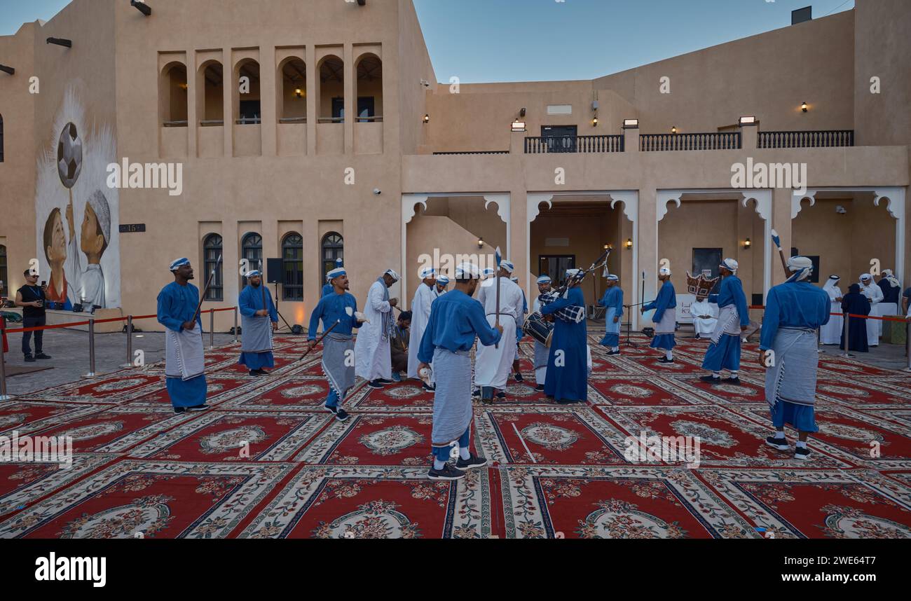 Oman traditional folklore dance (Ardah dance) live performance in ...