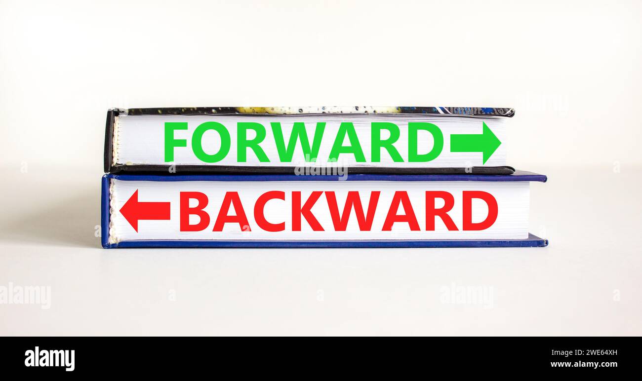 Forward or backward symbol. Concept word Forward or Backward on ...