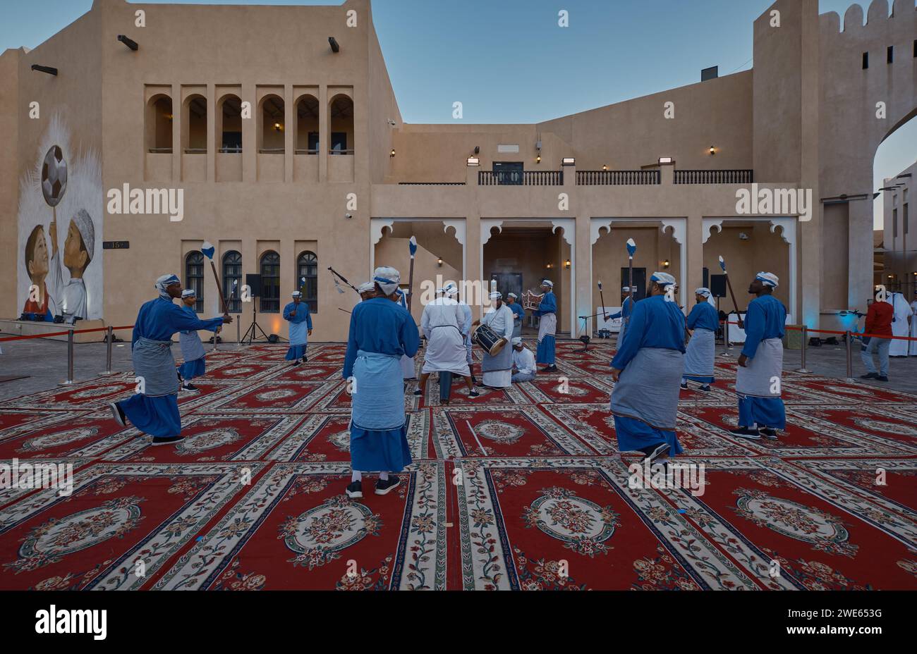 Oman traditional folklore dance (Ardah dance) live performance in ...
