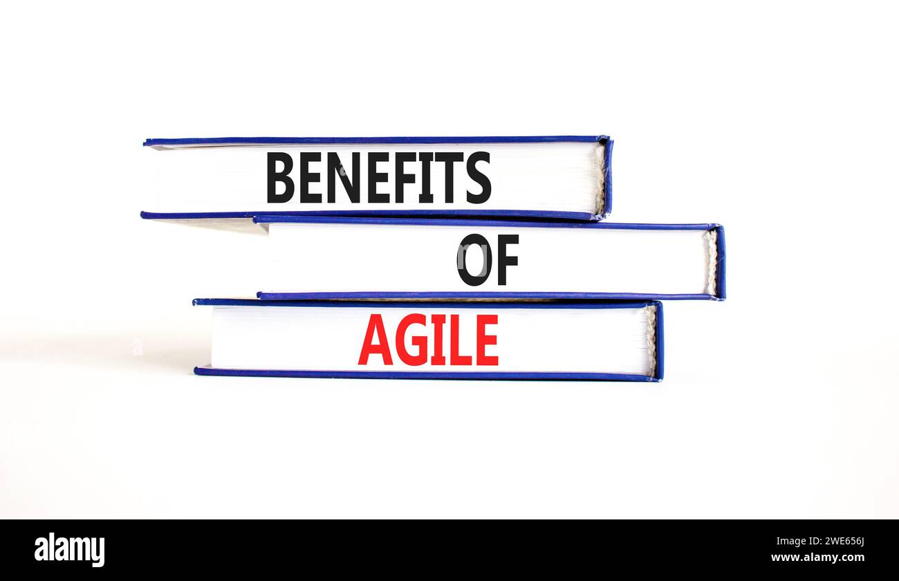 Benefits of agile symbol. Concept words Benefits of agile on beautiful ...