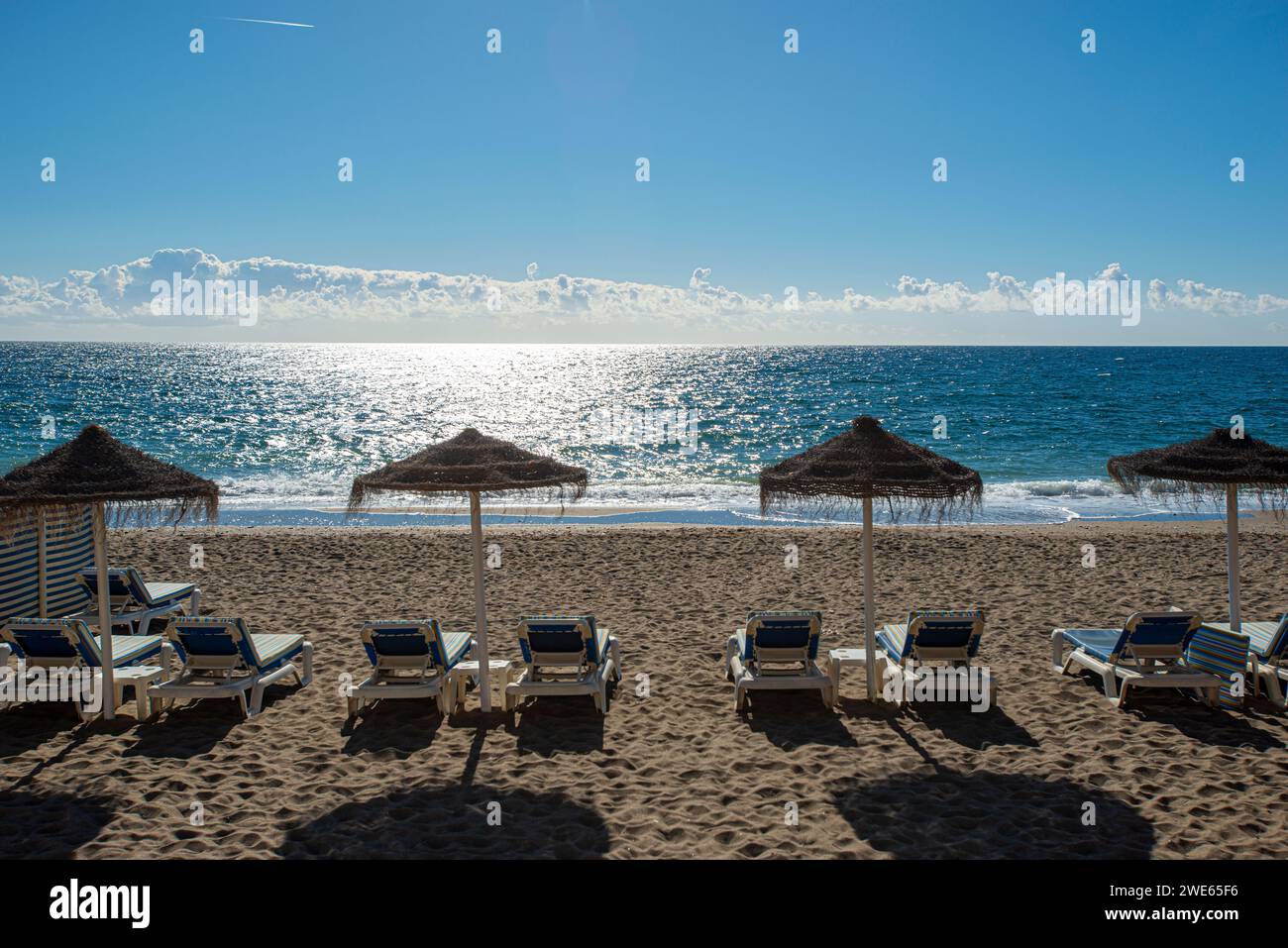 Marbella beach, Costa del Sol, Spain Stock Photo - Alamy