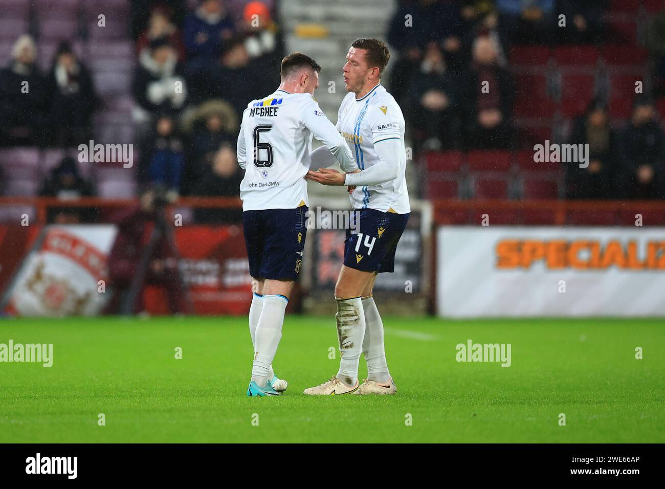23rd January 2024; Tynecastle Park, Edinburgh, Scotland: Scottish ...