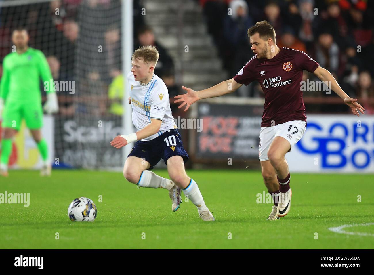 23rd January 2024; Tynecastle Park, Edinburgh, Scotland: Scottish ...
