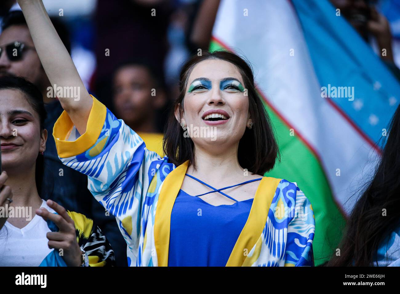 Doha, Qatar, 23 Jan 2024, AFC Asian Cup Qatar 2023 Group B - Australia ...