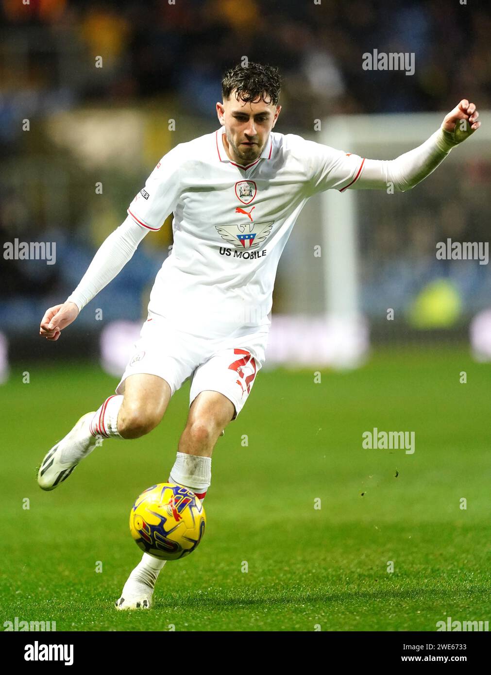 Barnsley's Corey O'Keeffe in action during the Sky Bet League One match ...