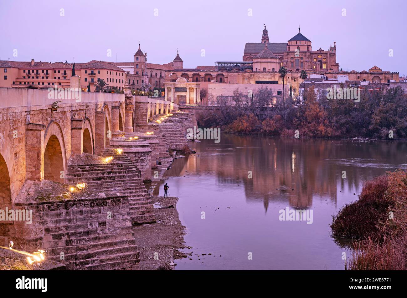 Roman Bridge - Cordoba, Andalusia - Spain Stock Photo - Alamy