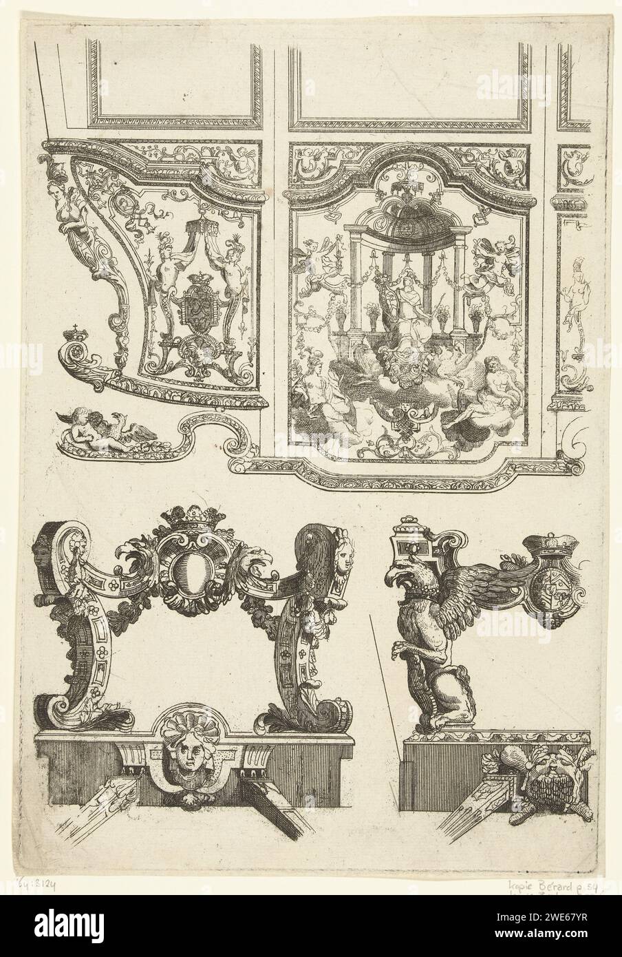 Parts of Koets, Anonymous, After Daniël Marot (I), After 1698 - Before ...