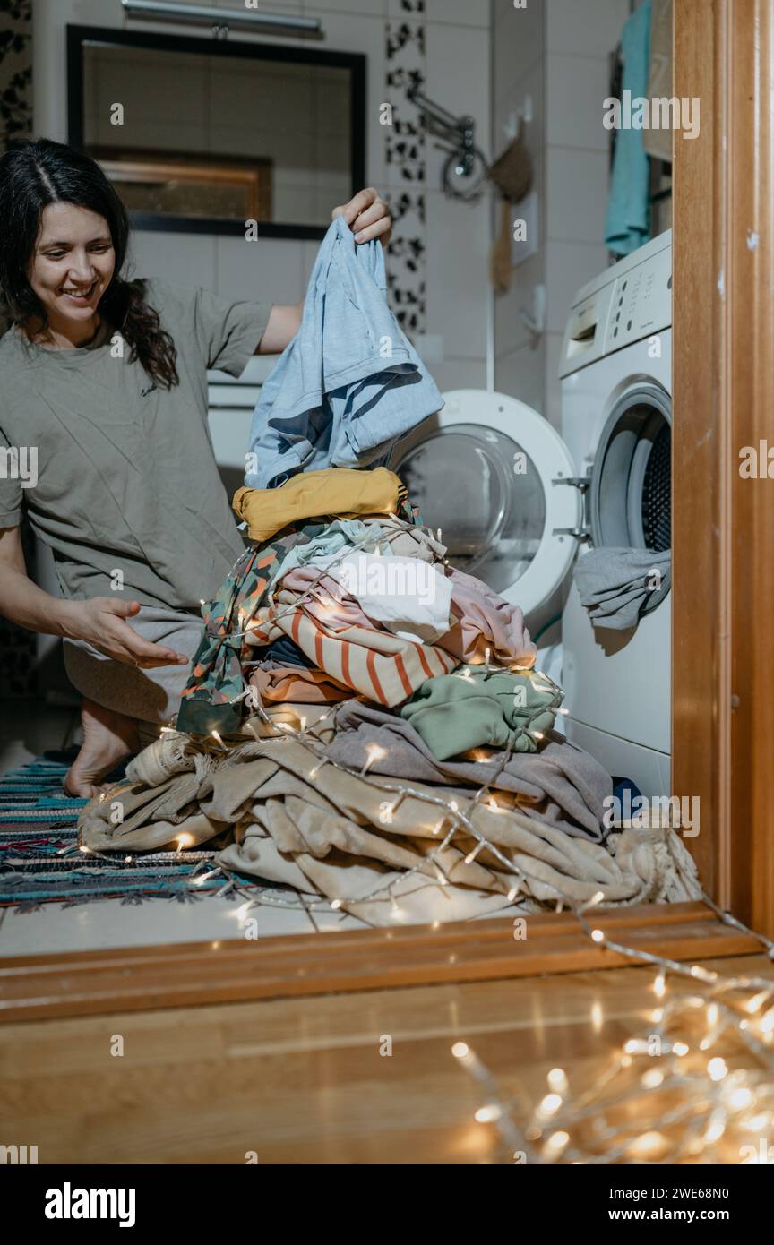 Laundry clothes hi-res stock photography and images - Alamy