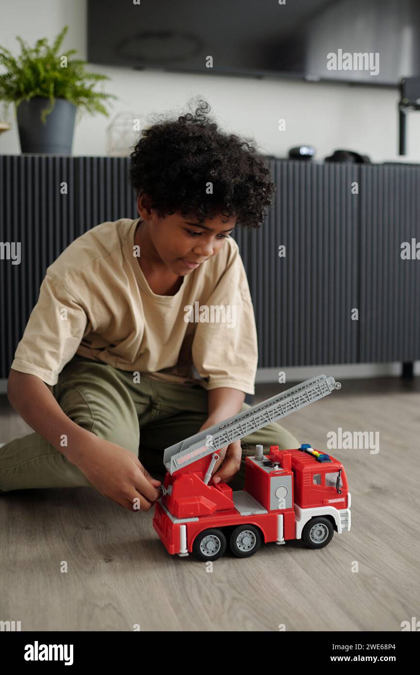 Toy fire engine hi-res stock photography and images - Alamy