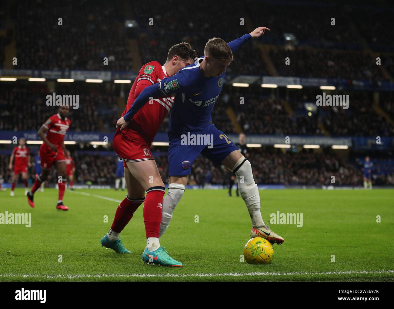 Stamford Bridge, Chelsea, London, UK. 23rd Jan, 2024. Carabao Cup ...