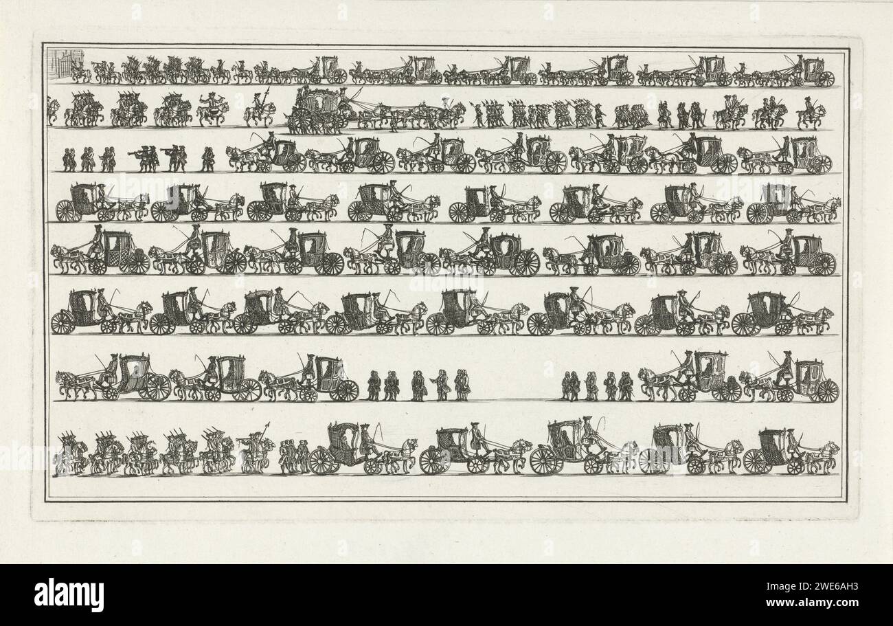 Procession for installation of Willem V as Erfstadhouder, 1766 ...