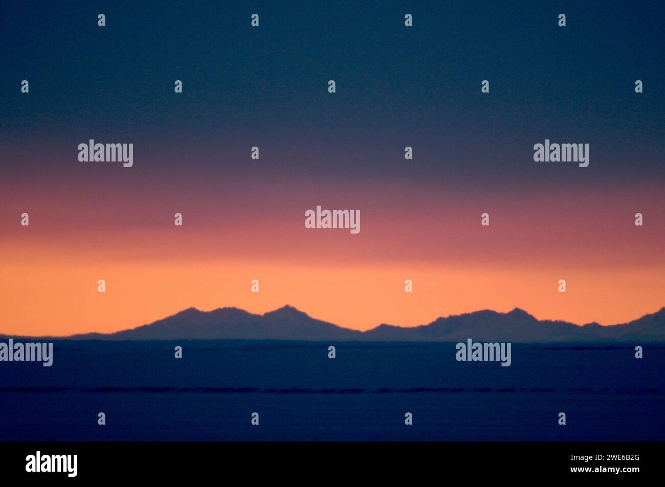 Fall Sunrise over the Brooks range Beaufort sea and 1002 area of the ...