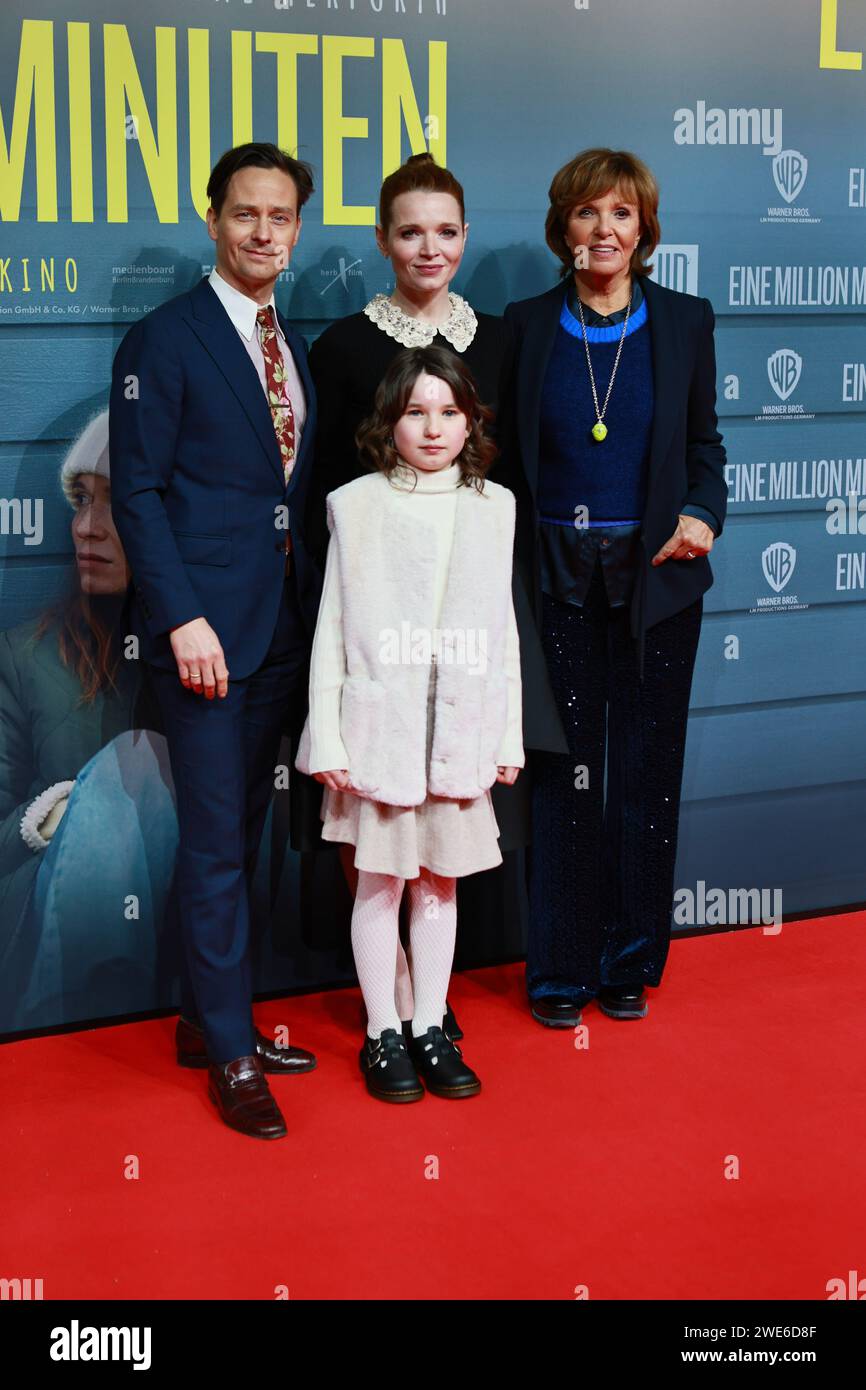 01/23/2024, Berlin, Germany,(l-r) Tom Schilling, Pola Friedrichs ...