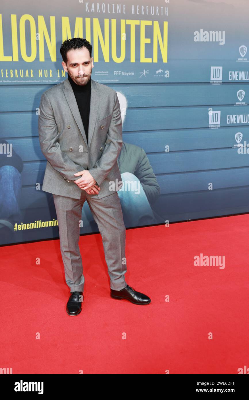01/23/2024, Berlin, Germany, Hassan Akkouch attends the world Premiere ...