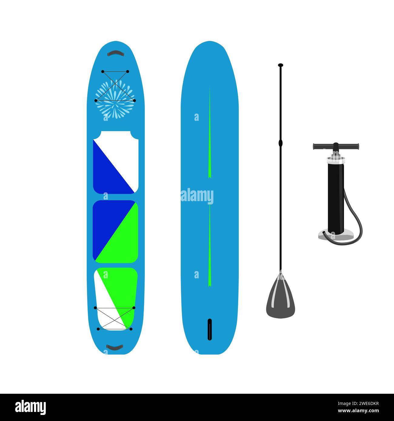 Tourism paddle boarding Stock Vector Images - Alamy