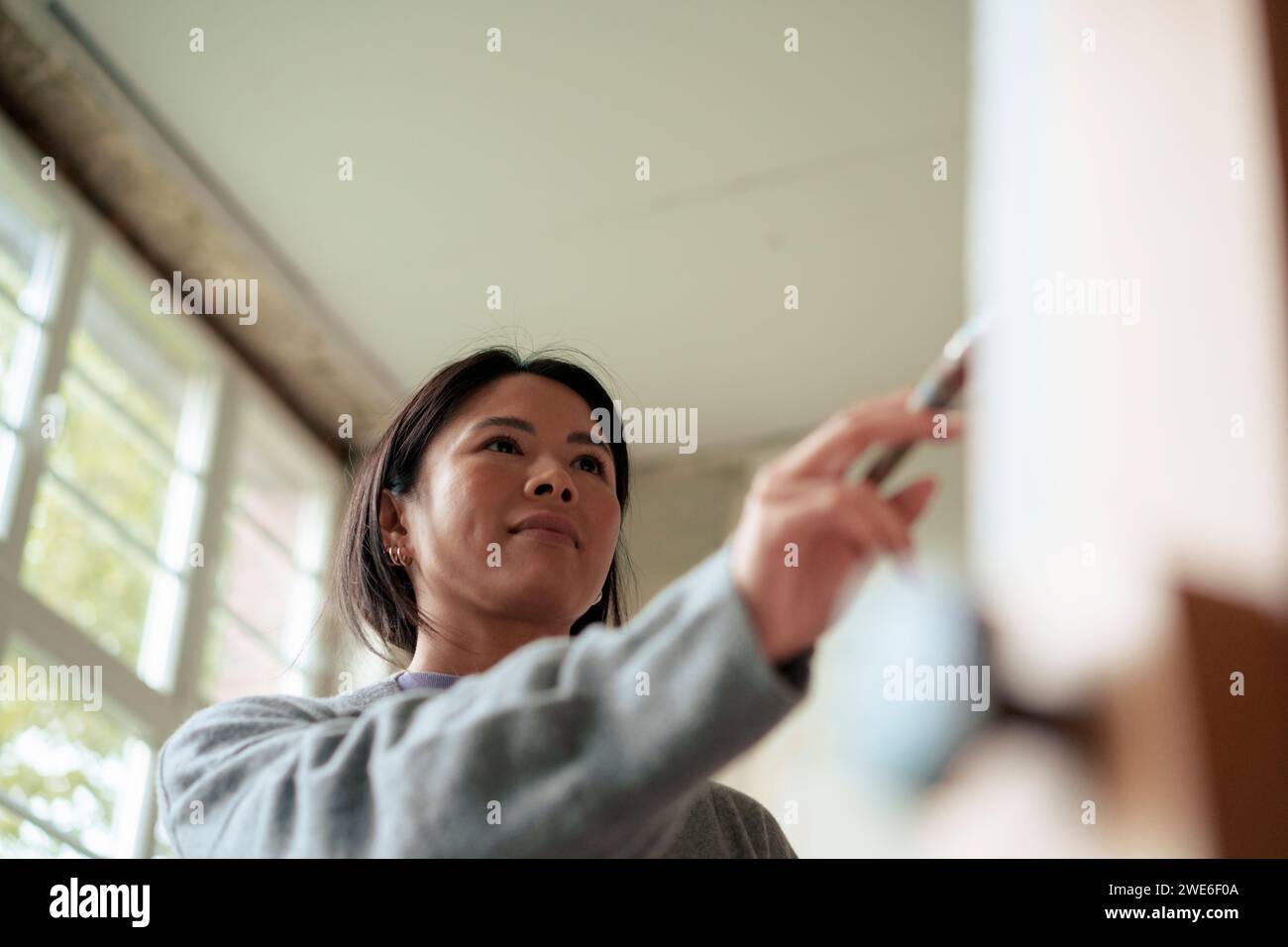 Professional female painter canvas hi-res stock photography and images ...