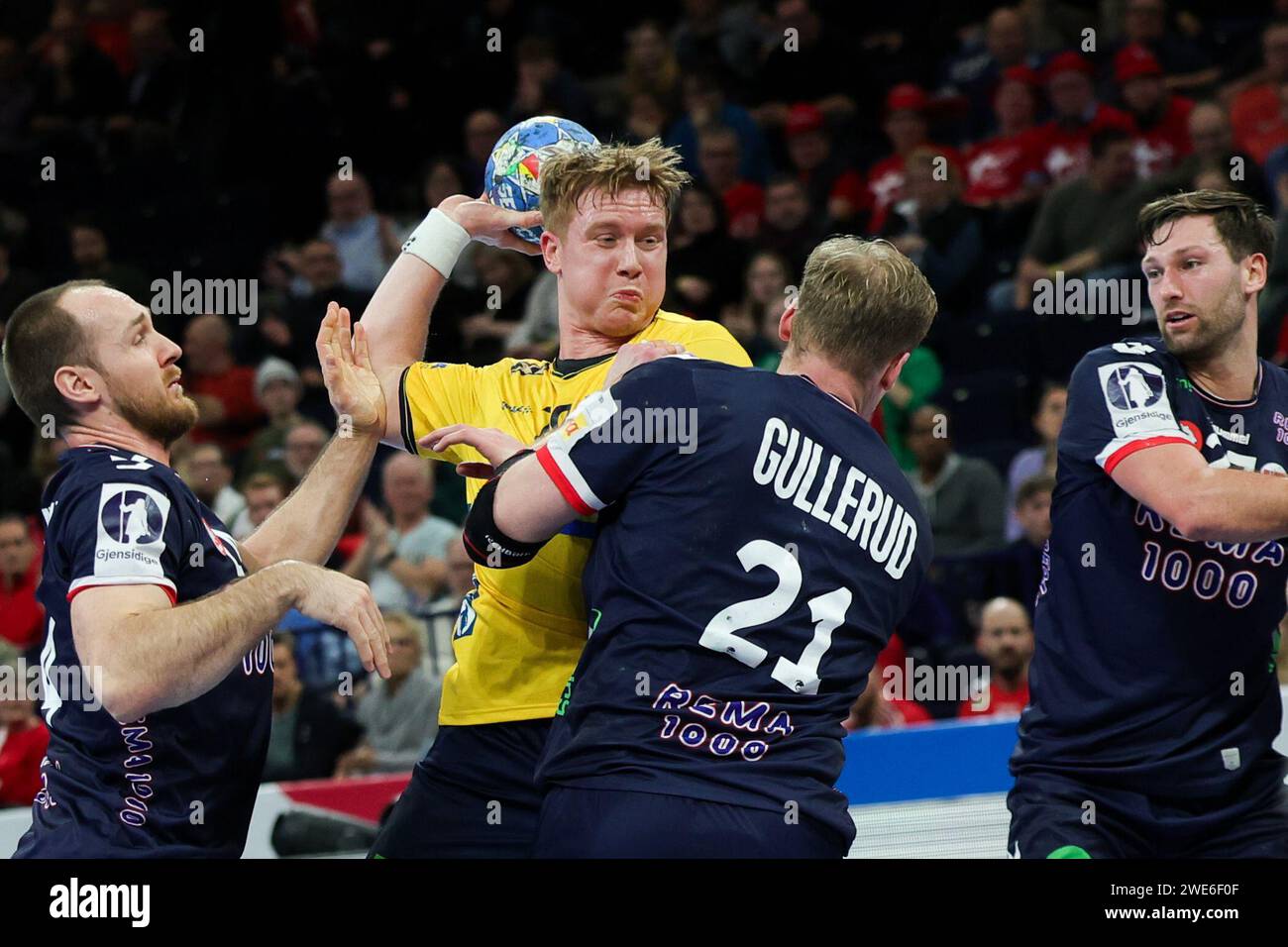 Hamburg, Germany. 23rd Jan, 2024. Handball: European Championship ...