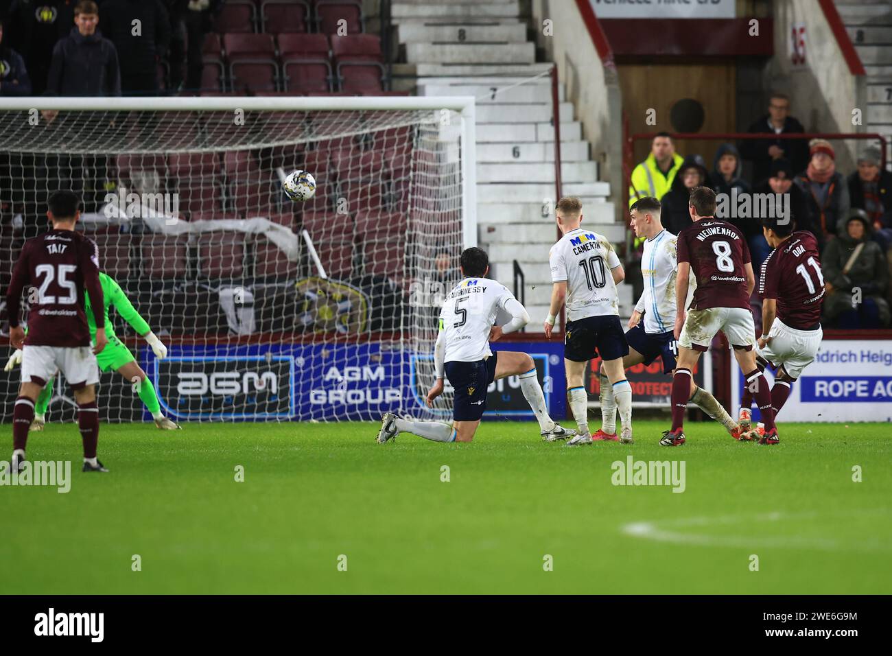 23rd January 2024; Tynecastle Park, Edinburgh, Scotland: Scottish ...