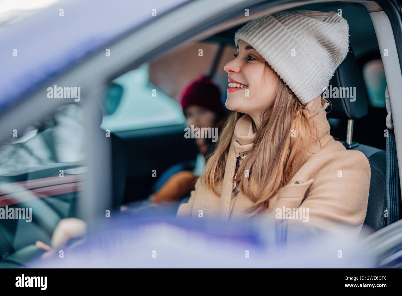Winter clothes warm day car hi-res stock photography and images - Alamy