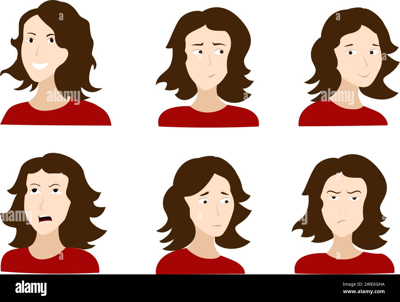 Reaction face Stock Vector Images - Alamy