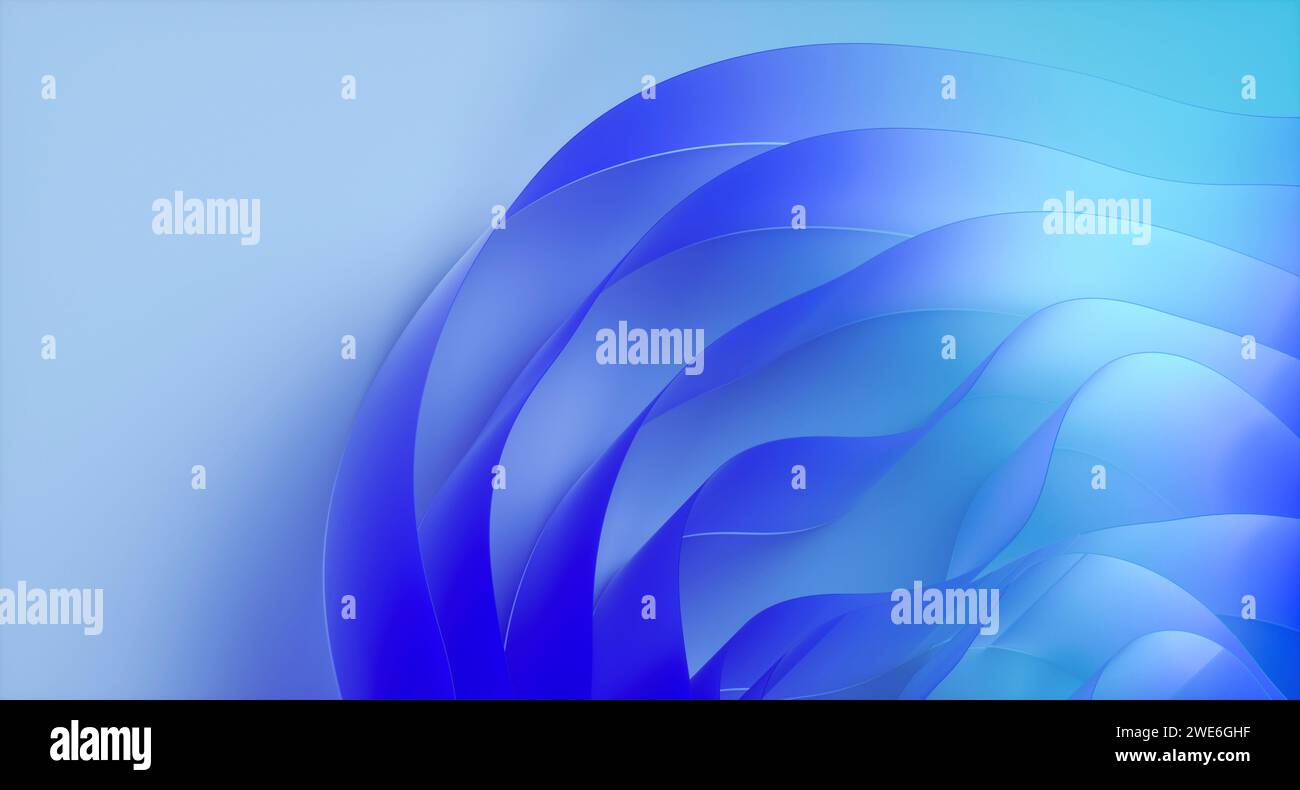 Abstract background of blue layered materials Stock Photo - Alamy