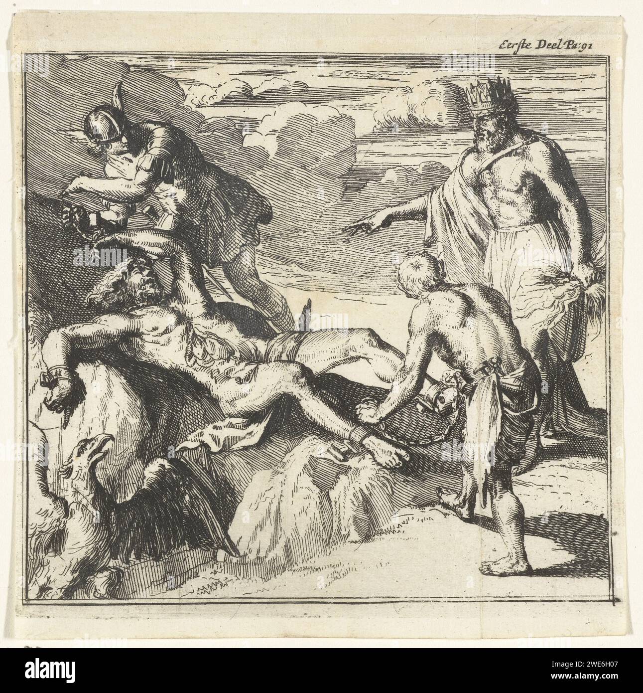 Illustration for 'All de Werken' by Lucianus, Romeyn de Hooghe, 1679 ...