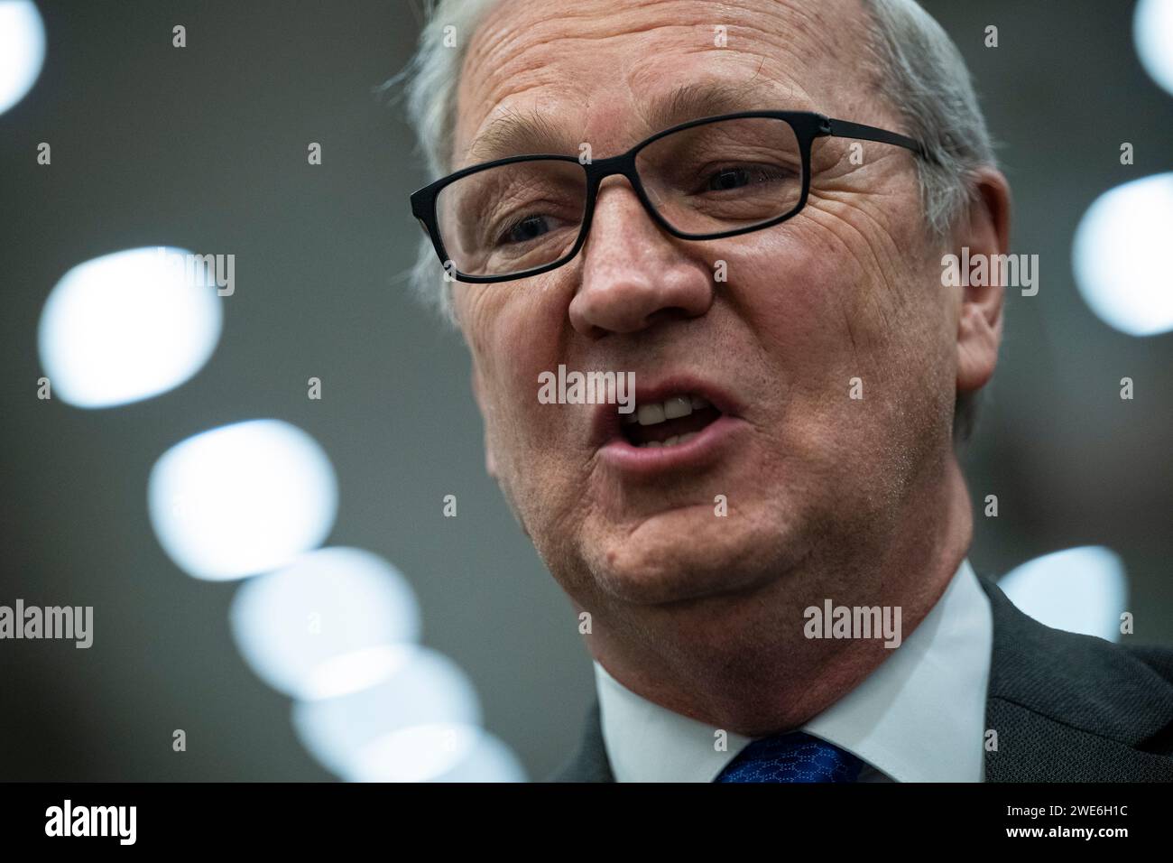 Washington, USA. 23rd Jan, 2024. Senator Kevin Cramer (R-N.D.) speaks ...