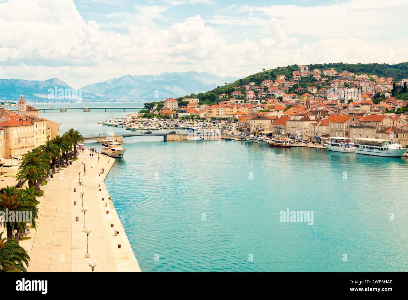Croatia, Split-Dalmatia County, Trogir, Town on Adriatic coast in summer Stock Photo - Alamy