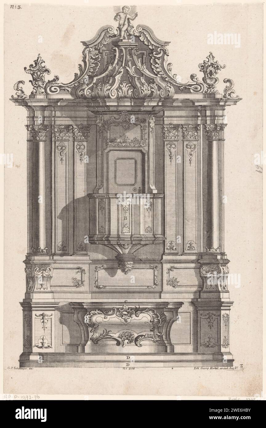 Chancellor with Christ Child, Anonymous, After Georg Peter Schillinger ...