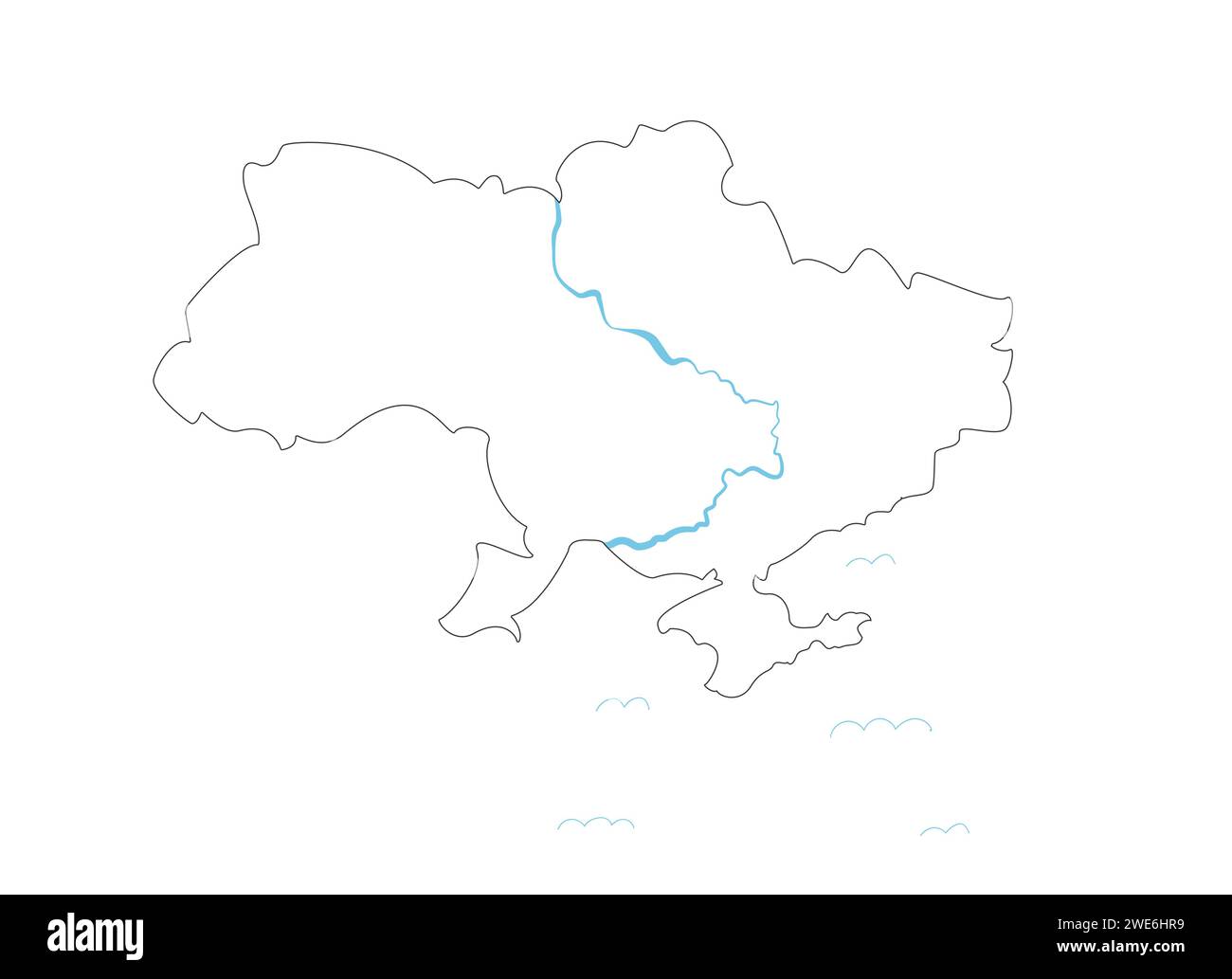 Dnipro map hi-res stock photography and images - Alamy