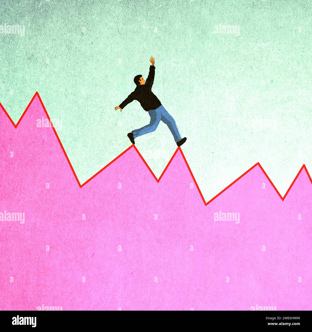 Collapsing market hi-res stock photography and images - Alamy