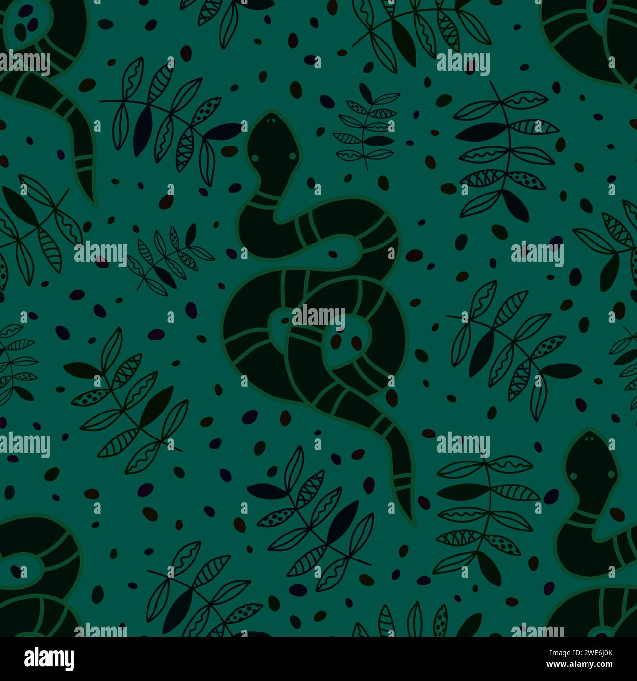 Cartoon animals seamless snakes pattern for wrapping paper and fabrics ...