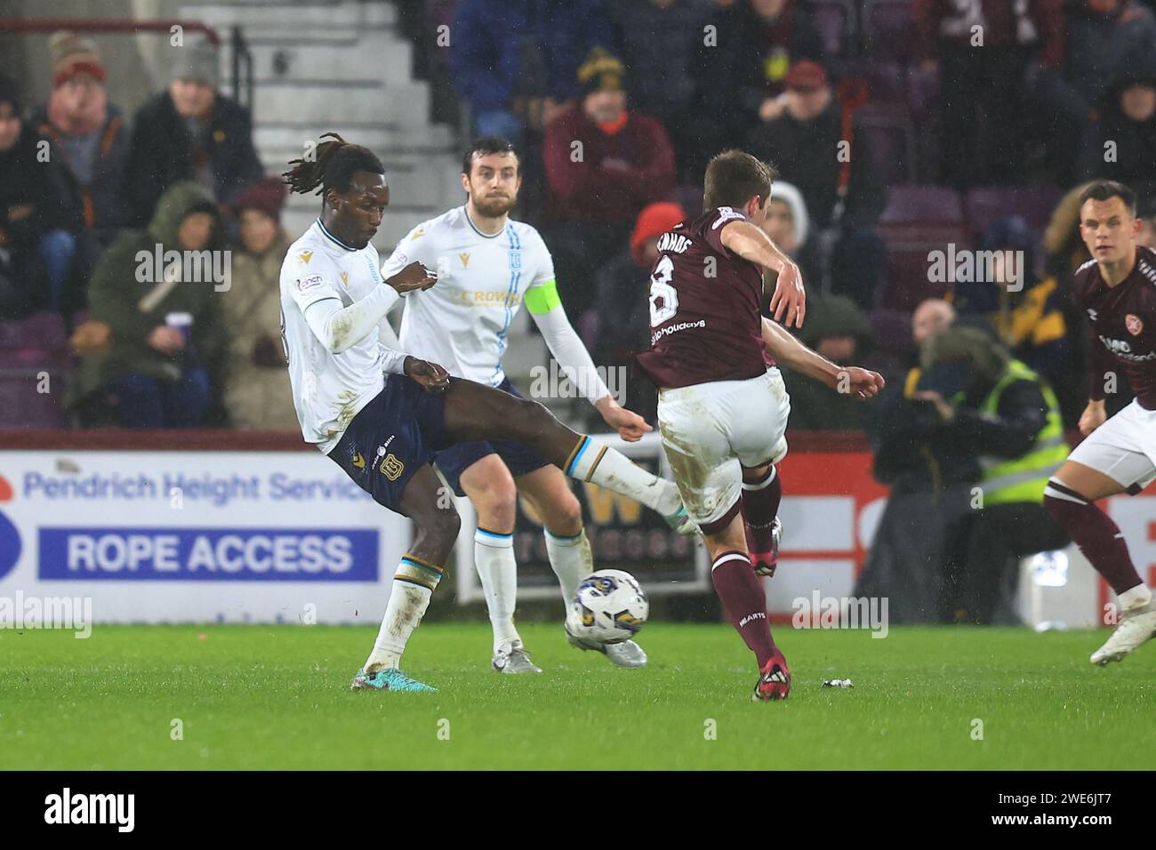 23rd January 2024; Tynecastle Park, Edinburgh, Scotland: Scottish ...