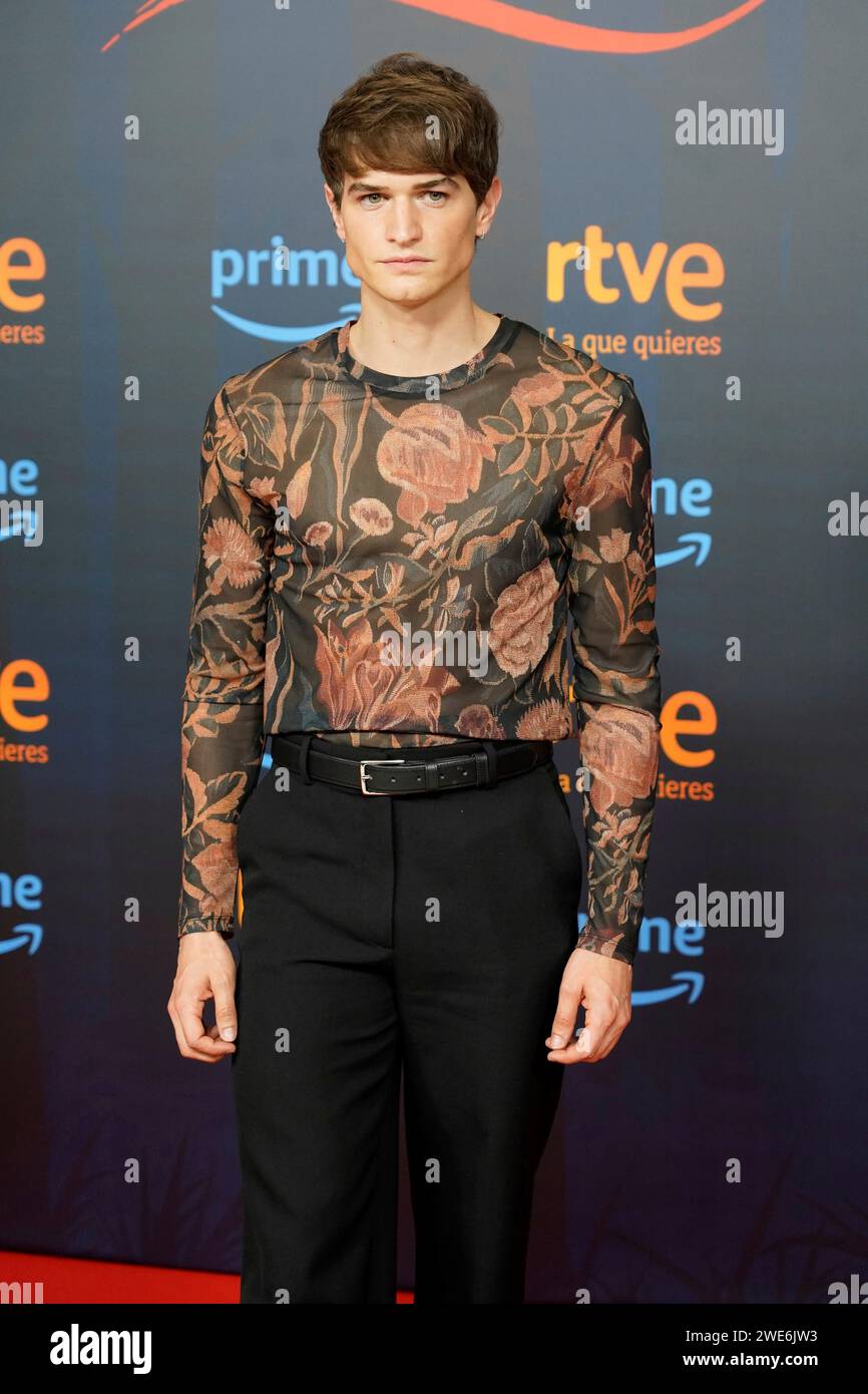 Gonzalo Ramírez attends the premiere of the series 'Zorro' held at ...