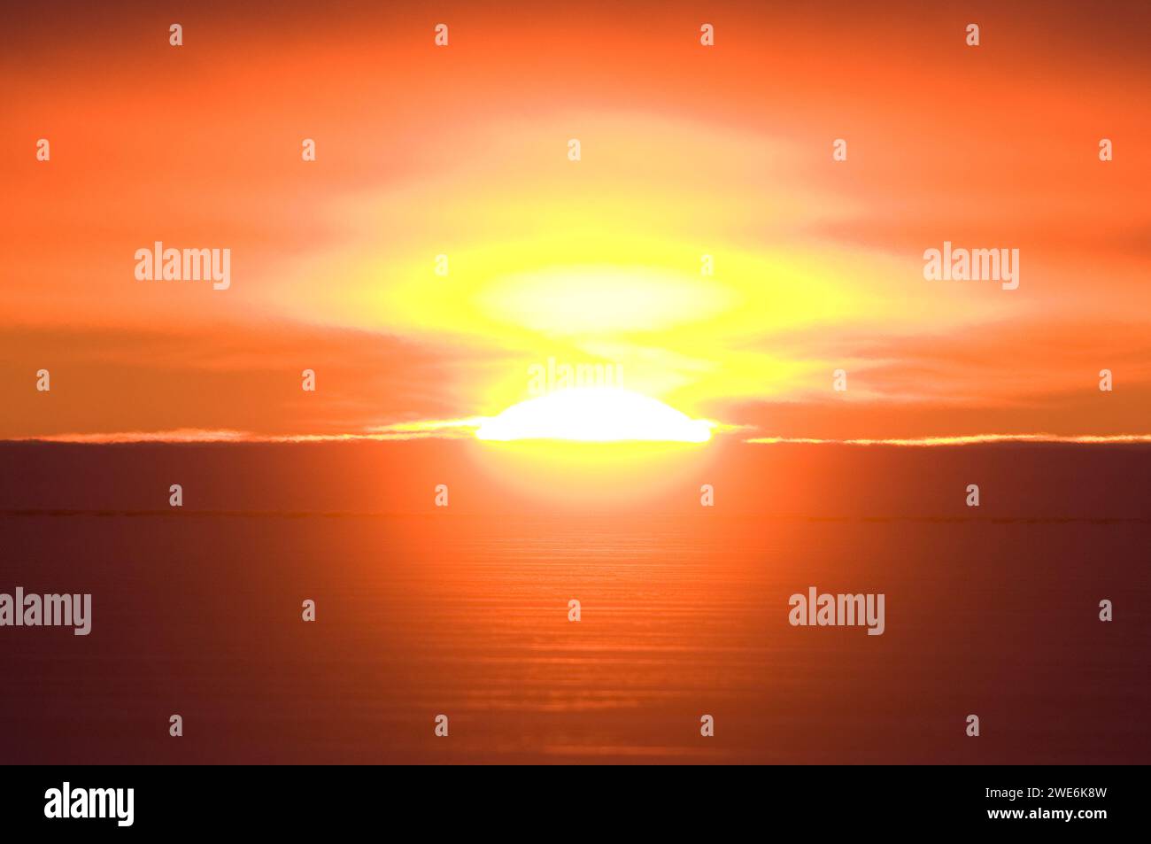 Fall Sunrise over the Brooks range Beaufort sea and 1002 area of the ...