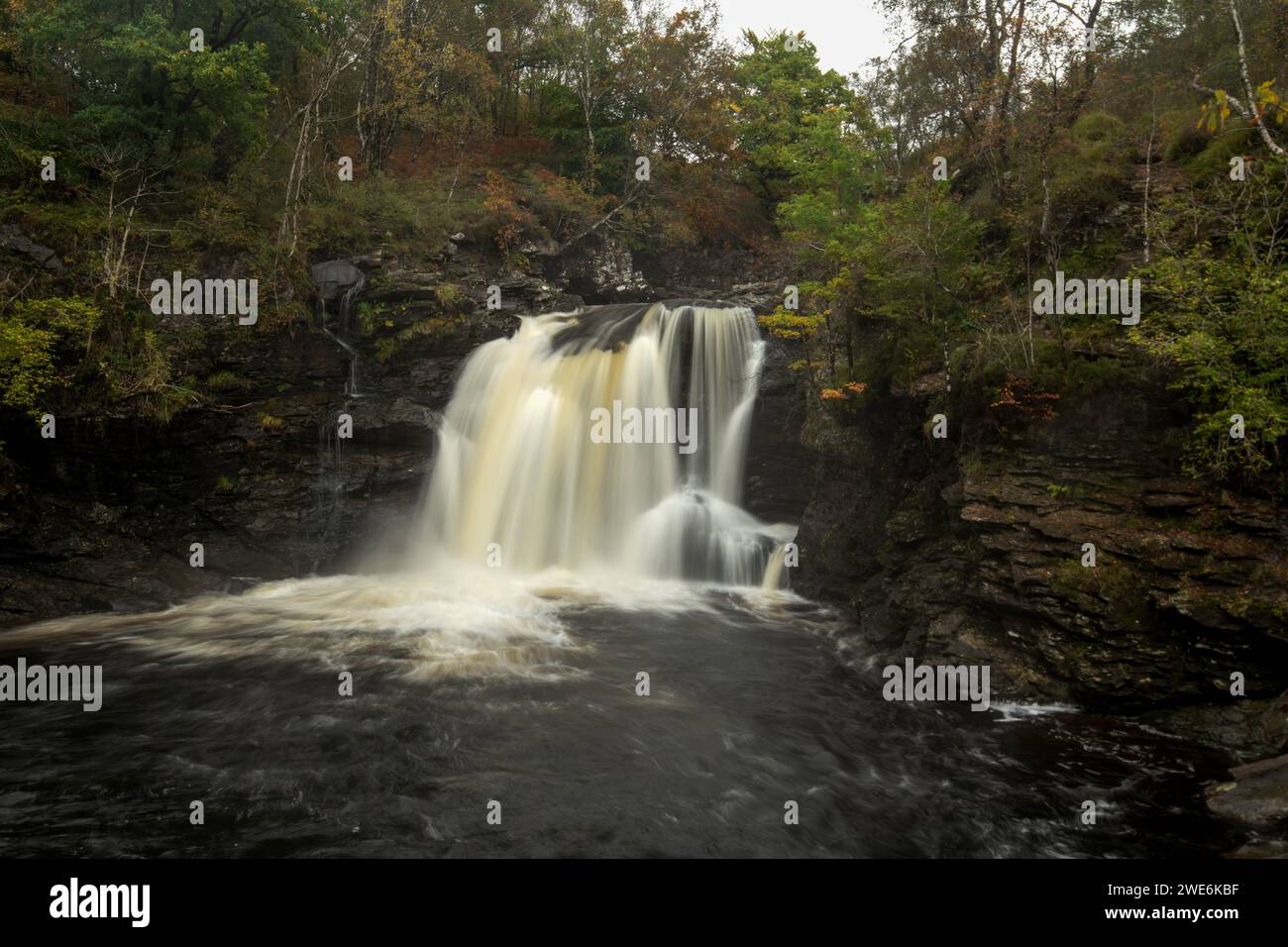 Falloch Falls, Scotland, United Kingdom Stock Photo - Alamy