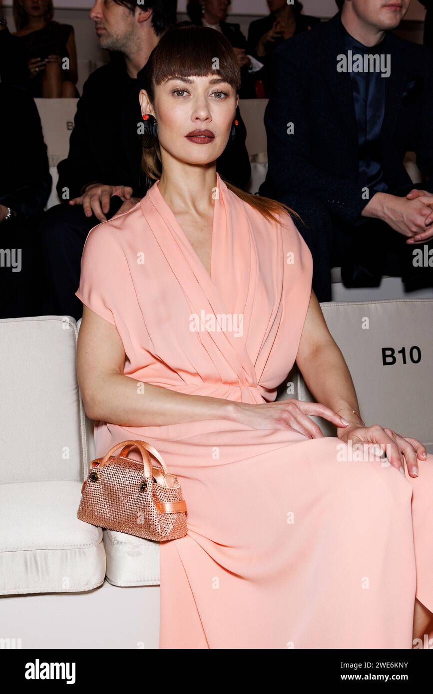 Paris, Frankreich. 23rd Jan, 2024. Olga Kurylenko attends GIORGIO ARMANI PRIVE Haute Couture ...