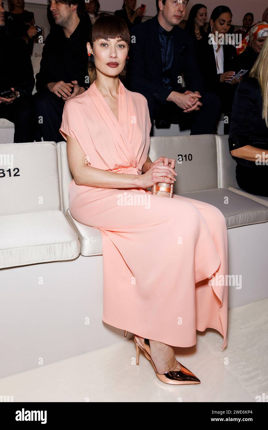 Paris, Frankreich. 23rd Jan, 2024. Olga Kurylenko attends GIORGIO ARMANI PRIVE Haute Couture ...