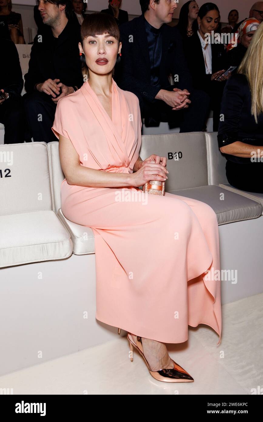 Paris, Frankreich. 23rd Jan, 2024. Olga Kurylenko attends GIORGIO ARMANI PRIVE Haute Couture ...