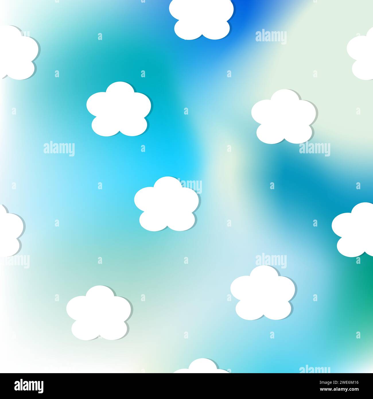 Powder blue sky Stock Vector Images - Alamy