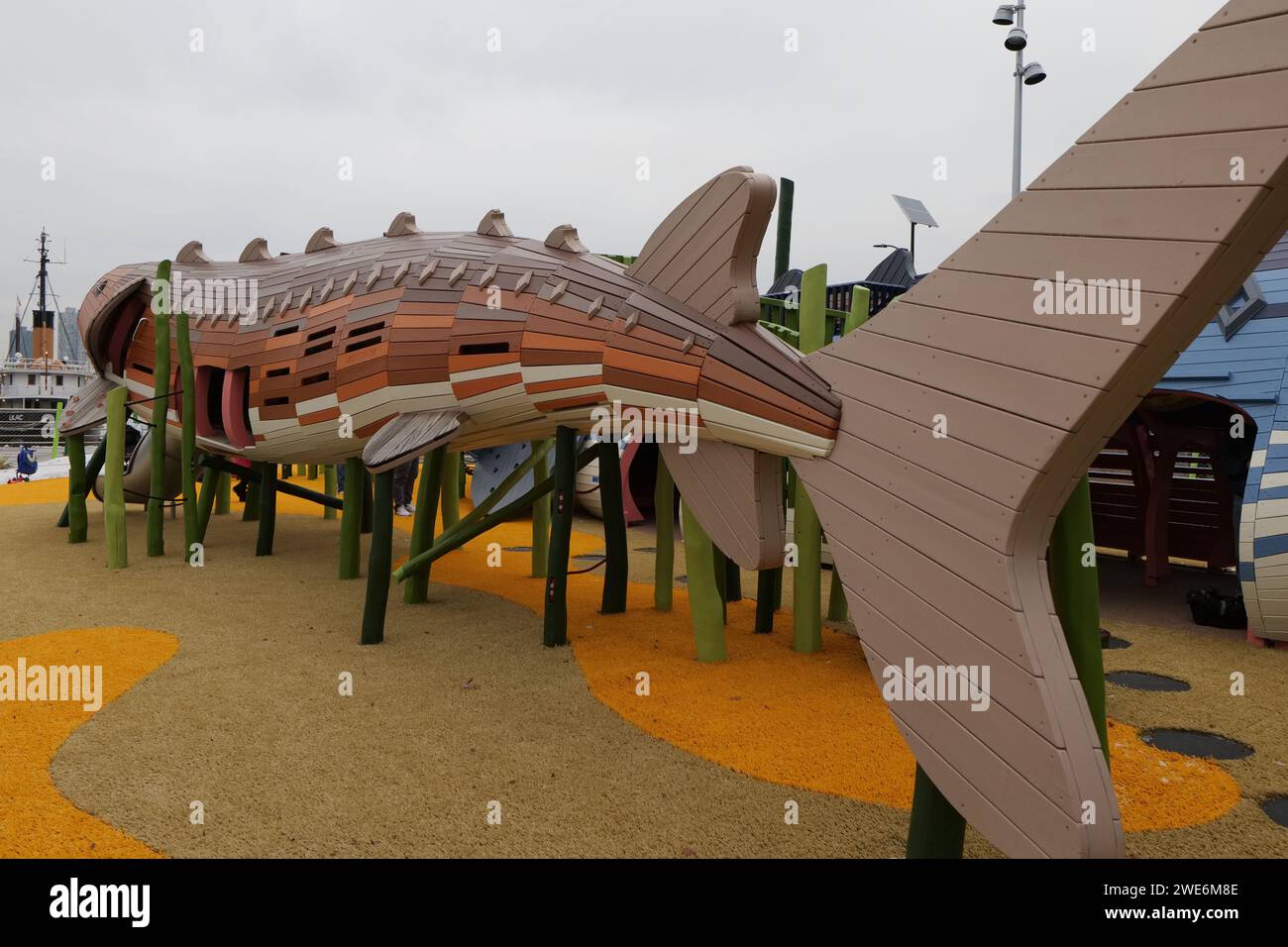 New York, New York, USA. 23rd Jan, 2024. A playground featuring giant ...