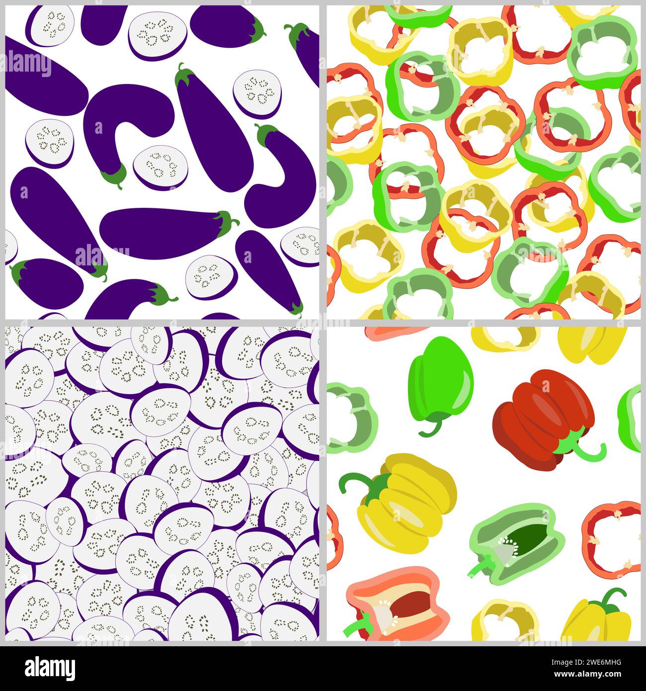 Set piece patterns background Stock Vector Images - Alamy