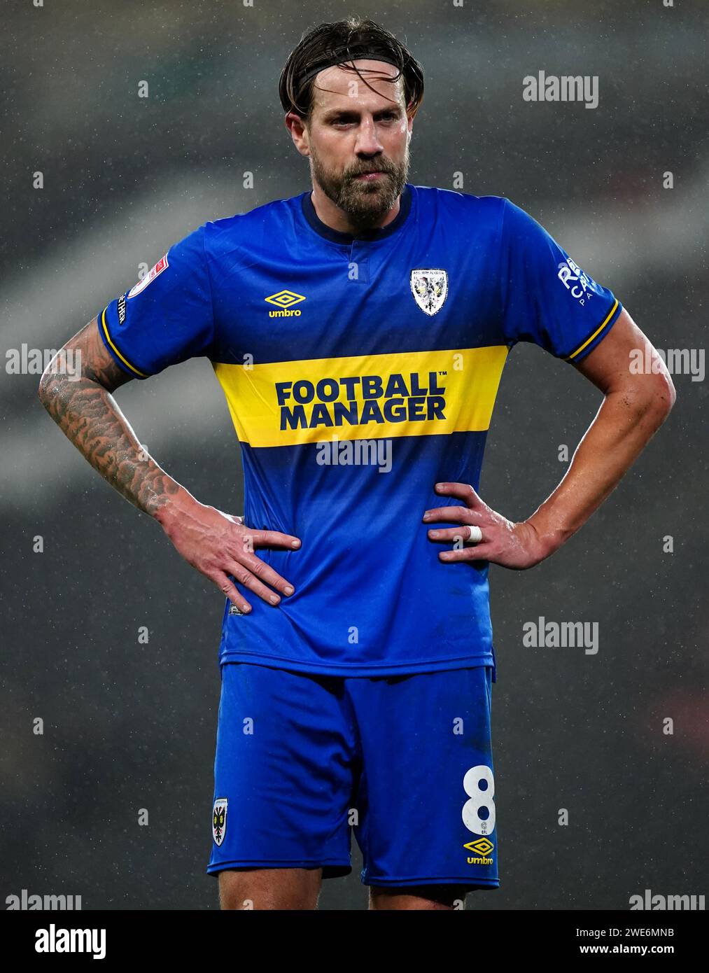 AFC Wimbledon's Harry Pell during the Sky Bet League Two match at ...