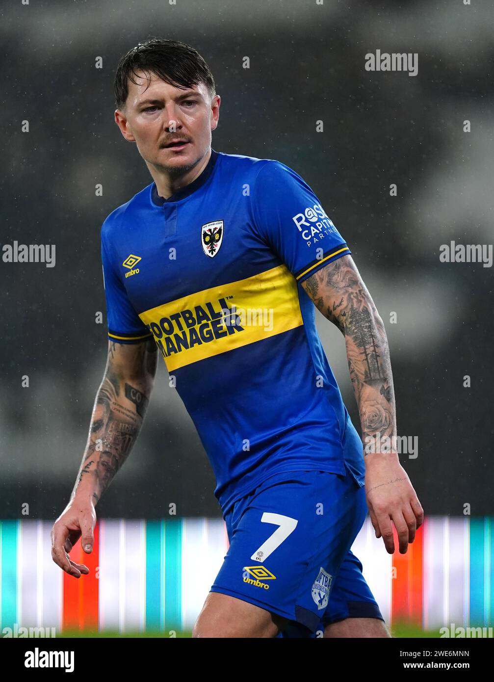 AFC Wimbledon's James Tilley during the Sky Bet League Two match at ...