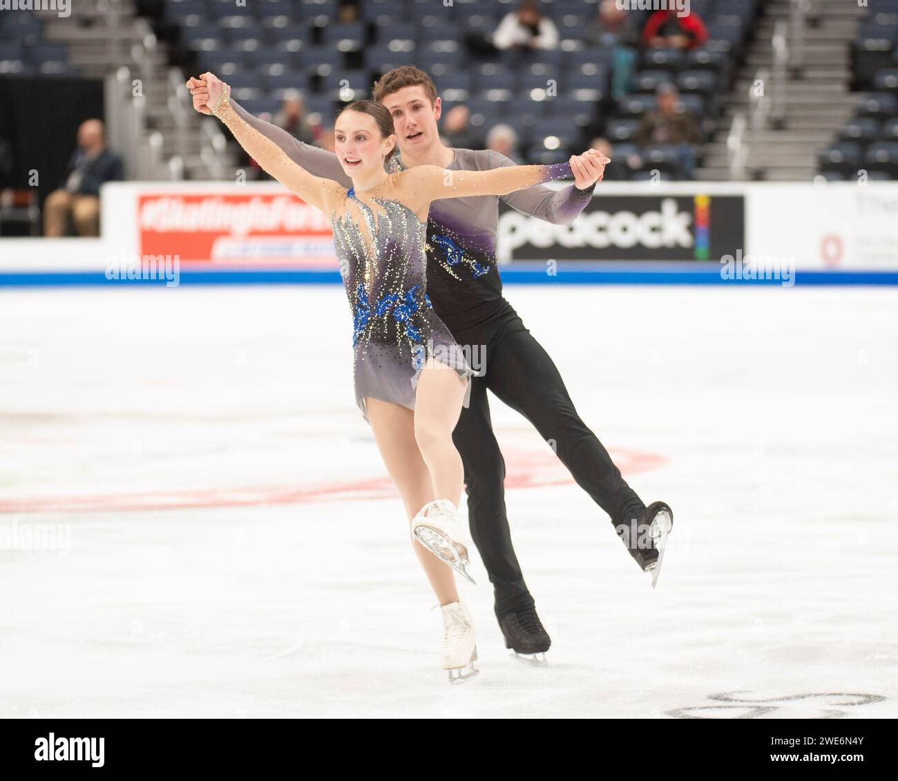 Columbus, Ohio, United States. 23rd January, 2024. Reagan Moss and ...