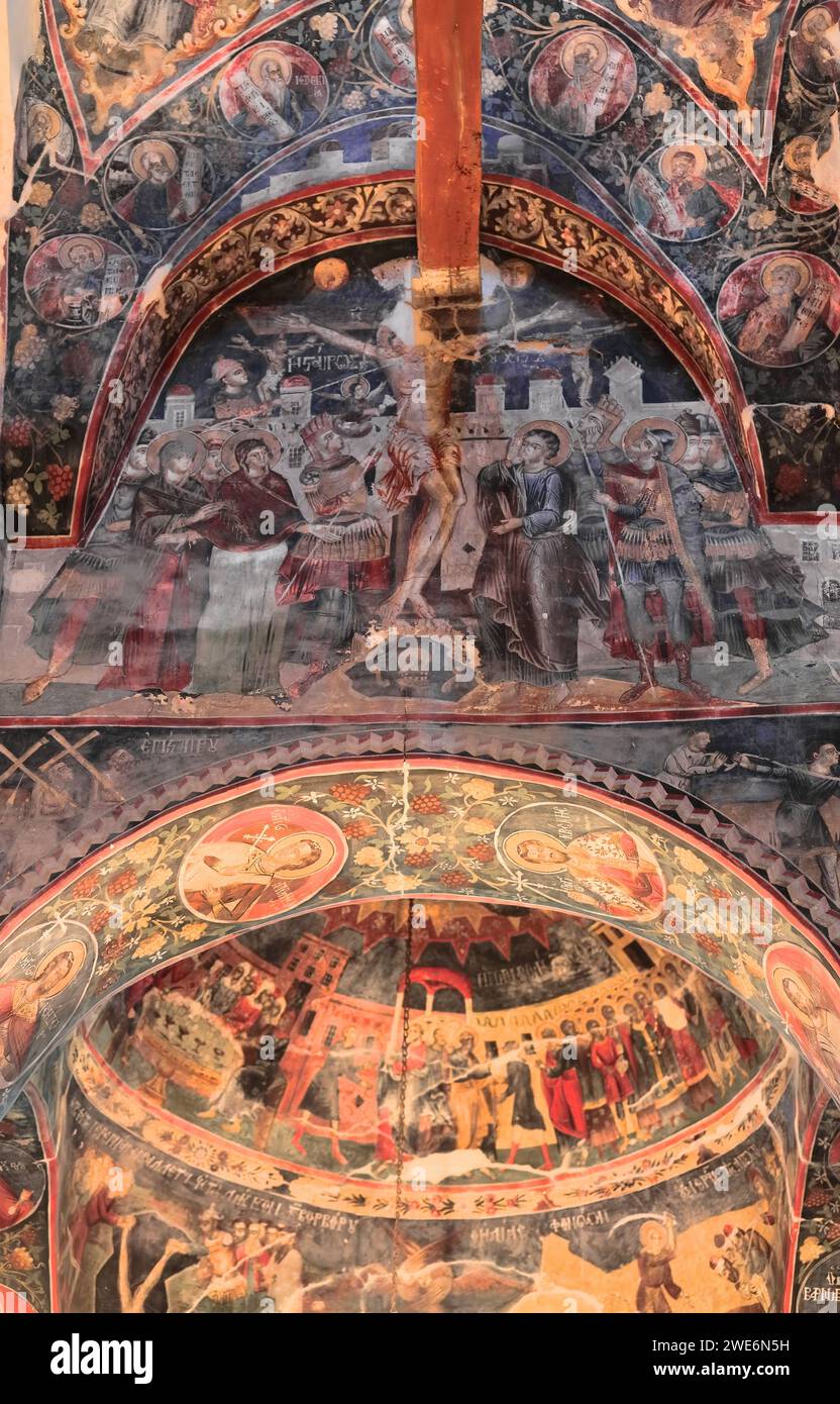 236 Ceiling paintings in Saint Mary's Church of Leusa with its ...